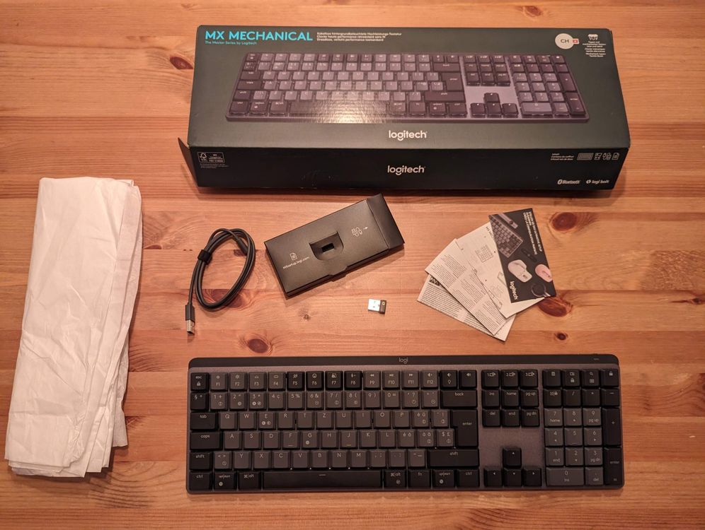 Logitech MX Mechanical Wireless CH-Layout (Neu (gemäss Beschreibung ...