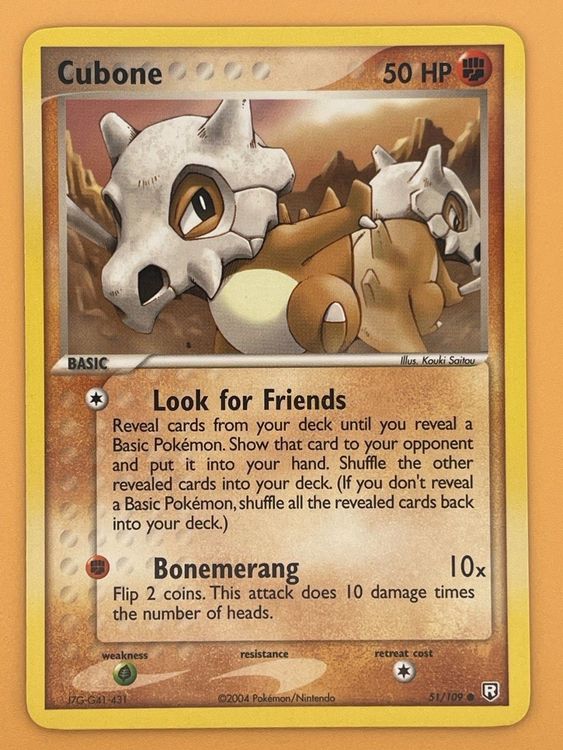 Cubone 51/109 Pokémon EX Team Rocket Returns ab 1.- (Neu (gemäss ...
