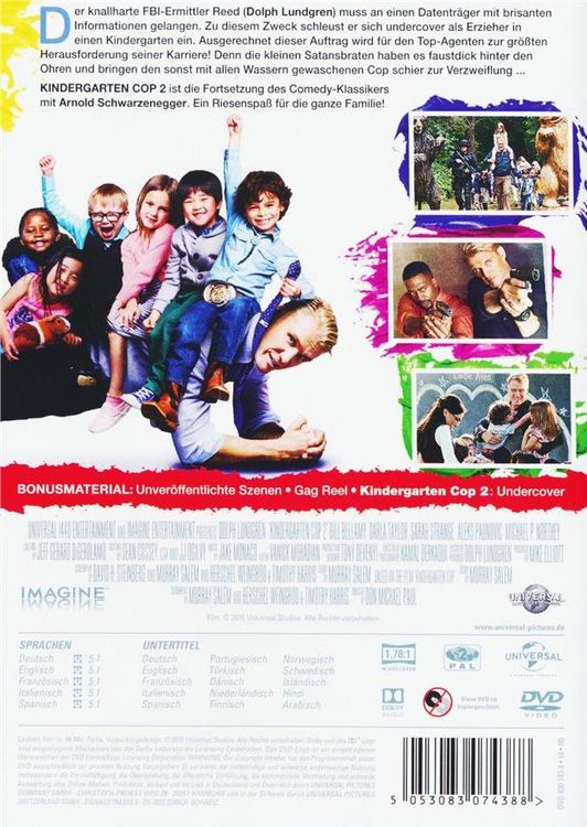 Kindergarten Cop 2 (2016) Dolph Lundgren - DVD (Gebraucht) in ...