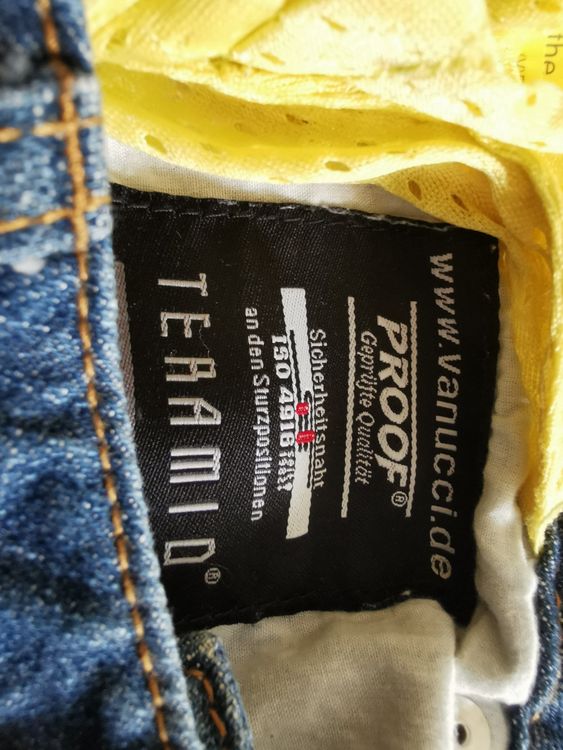 Vanucci Motorrad Jeans Teramid (Aramid) mit Knie Protektoren | Kaufen ...