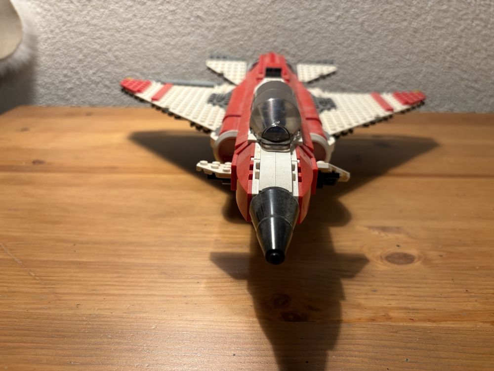 Red-white Lego jet plane fighter jet (Gebraucht) in Oberdorf SO für CHF ...