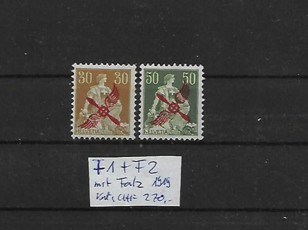 FP F1 + F2 1919 mit Falz Kat: CHF 270.- (Gebraucht) in Basel für CHF 34 – mit Lieferung auf ...