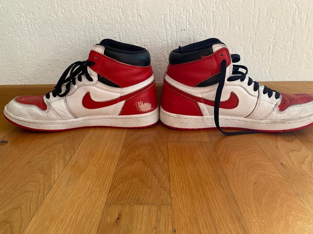 Nike Jordan 1 High Red & White | Kaufen auf Ricardo