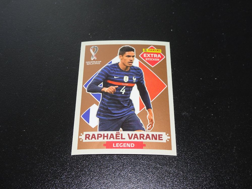 Panini WM 2022 Extra Sticker, Bronze, Raphael Varane (Neu (gemäss Beschreibung)) in Bassersdorf ...