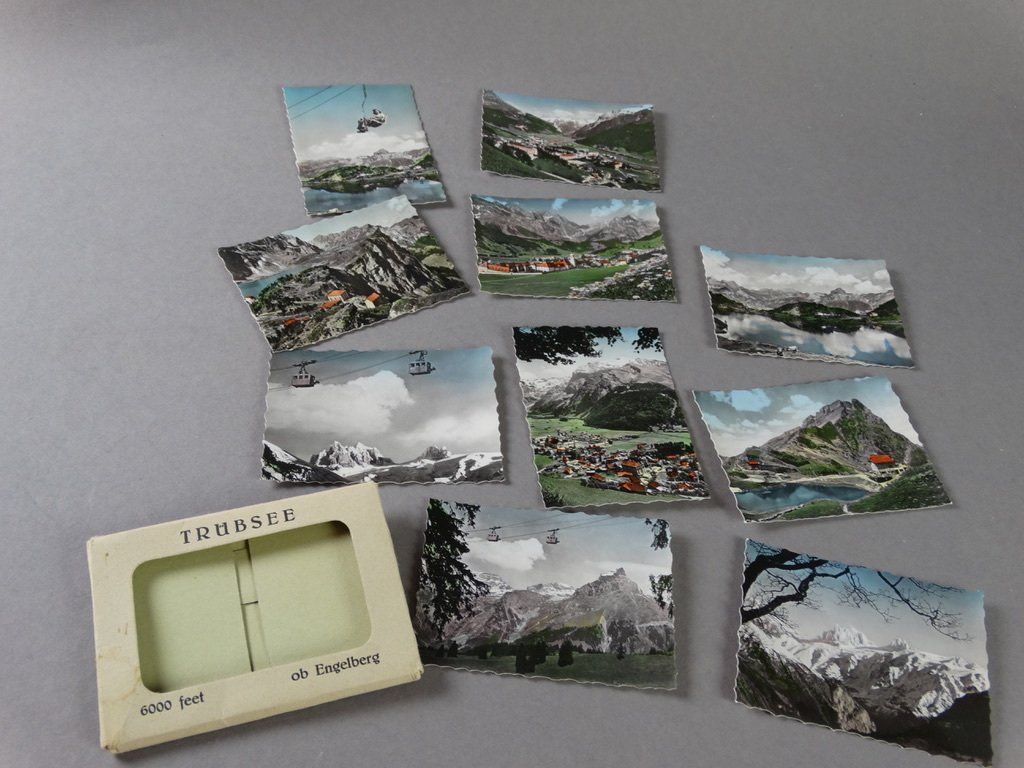 antike Foto AK Ansichtskarten Verlag Trübsee Engelberg Karte (Gebraucht ...