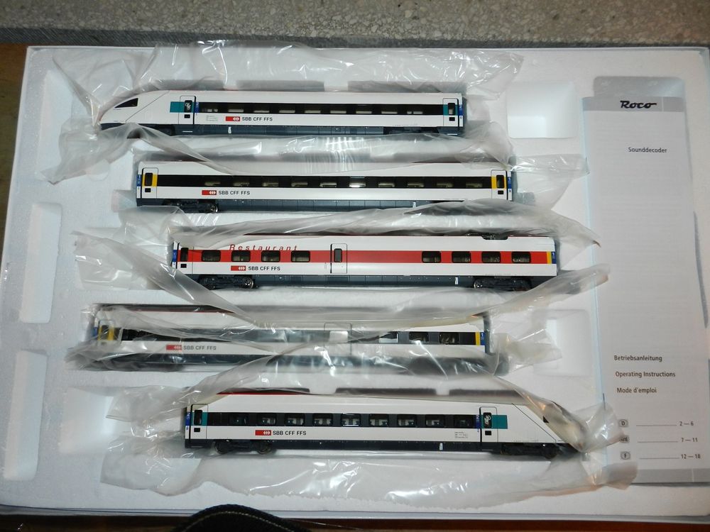 Roco H0 Digital Sound GL ICN 5 teilig der SBB (Gebraucht) in Jona für ...