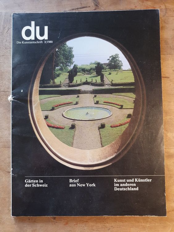 DU - Die Zeitschrift für Kunst und Kultur – 3 / 1980 | Kaufen auf Ricardo DU - Die Zeitschrift für Kunst und Kultur – 3 / 1980 | Kaufen auf Ricardo