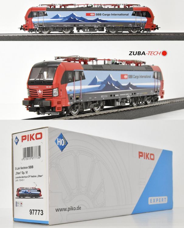 Piko 97773 E-Lok BR 193 Vectron SBB Cargo, H0 GS Analog OVP (Gebraucht ...