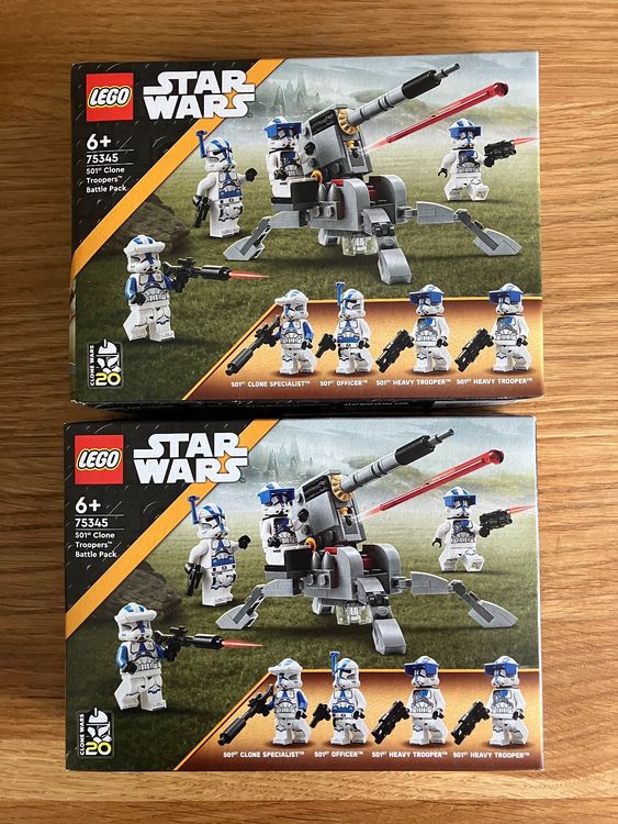 Lego 75345 501 Clone Trooper Battle Pack (Lot of 2) (Neu und ...