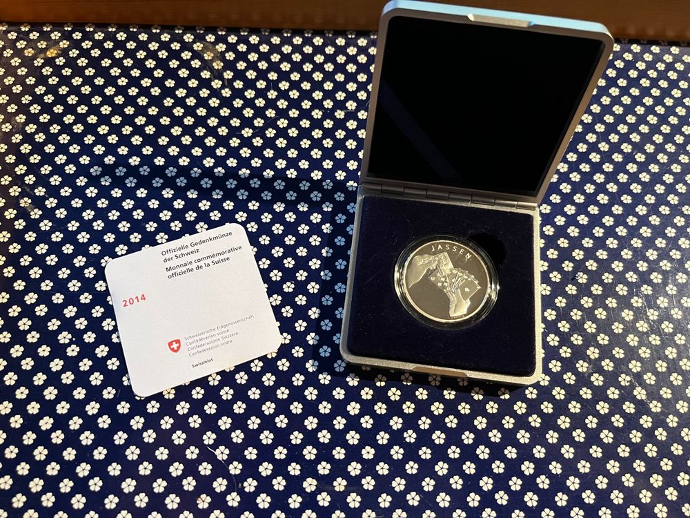 Gedenkmünzen: 20 Franken PP mit Box und Zertifikat (Silber) (Neu und originalverpackt) in Arch ...