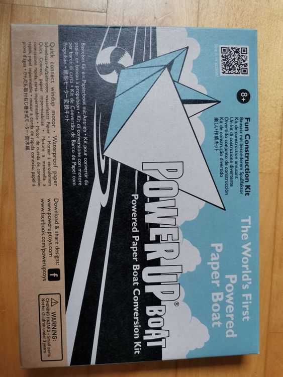 PowerUp Boot Bastelset Papierboot mit Antrieb 8+ ⛵️🌊 | Kaufen auf Ricardo
