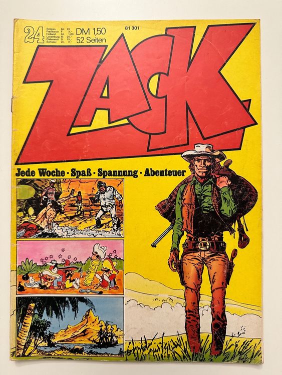 Rarität Zack Comics 24 von 1972 (Gebraucht) in Münsingen für CHF 8 ...