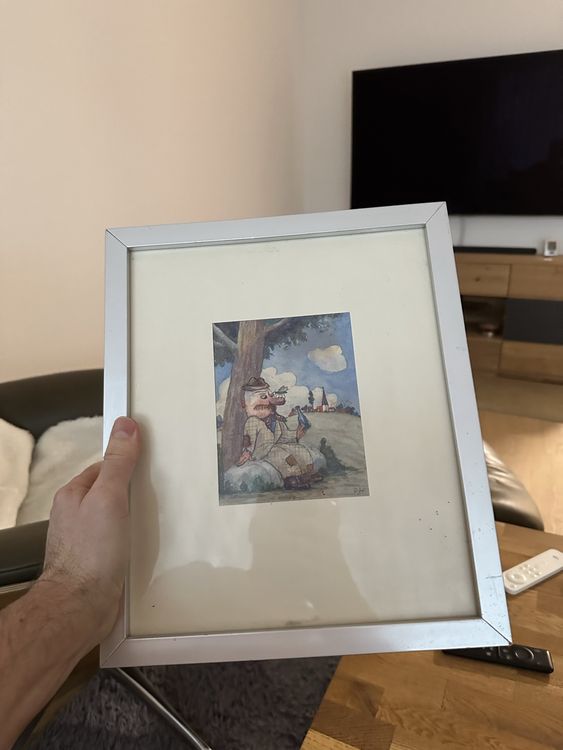 Gerahmtes Bild, signiert P.H., Vintage Wanddeko top! (Gebraucht) in ...