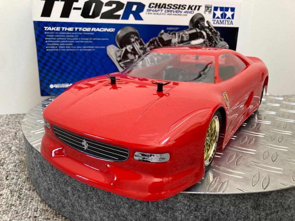 Tamiya TT-02R Chassis & Tuning «Ferrari F355» NEU! | Acheter sur Ricardo