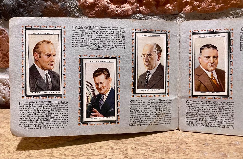 30er - Antikes Sammelbilder Album „Radio Stars“ aus England | Kaufen ...