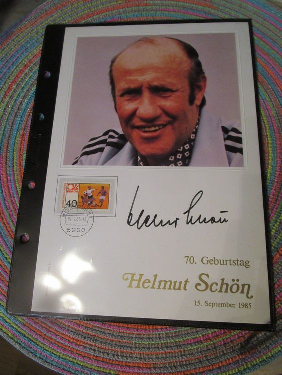 HELMUT SCHÖN ORIGINAL AUTOGRAMM GALERIE DER PROMINENZ | Kaufen auf Ricardo