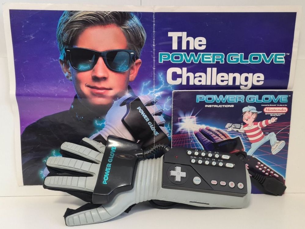 Mattel Power Glove & Anleitung & Poster Nintendo NES ab 1.- (Defekt) in ...