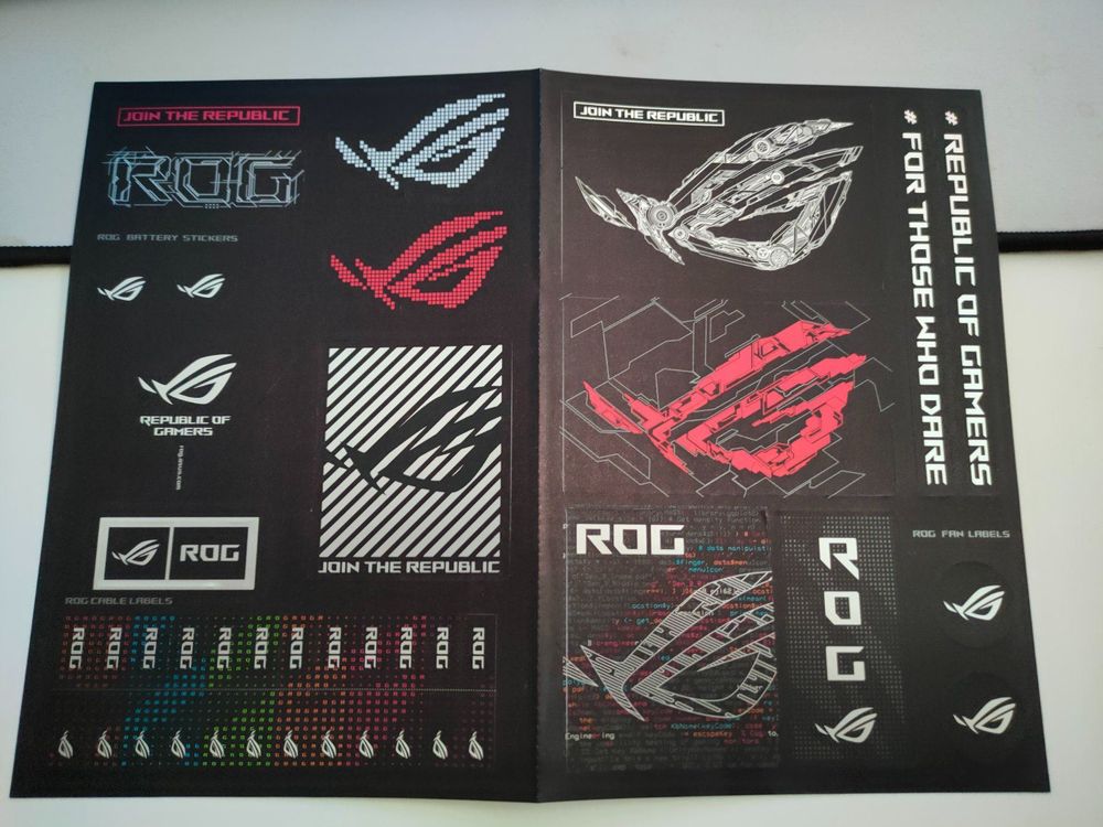 ASUS ROG Stickers Aufkleber | Kaufen auf Ricardo