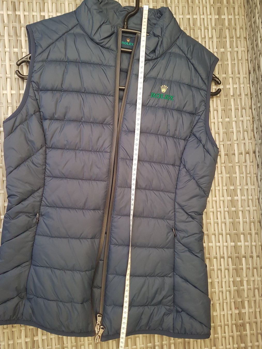 Gilet d’hiver Rolex, bleu foncé, taille S- comme neuf! (Neuf (Voir ...