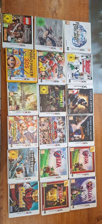 Nintendo 3DS Spiele Sammlung - Top Titel für lange Abende (Gebraucht ...