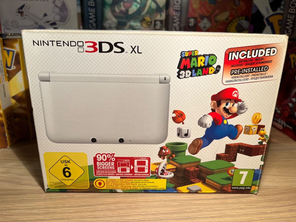 Nintendo 3DS XL + Super Mario 3d Land Weiss OVP | Kaufen auf Ricardo