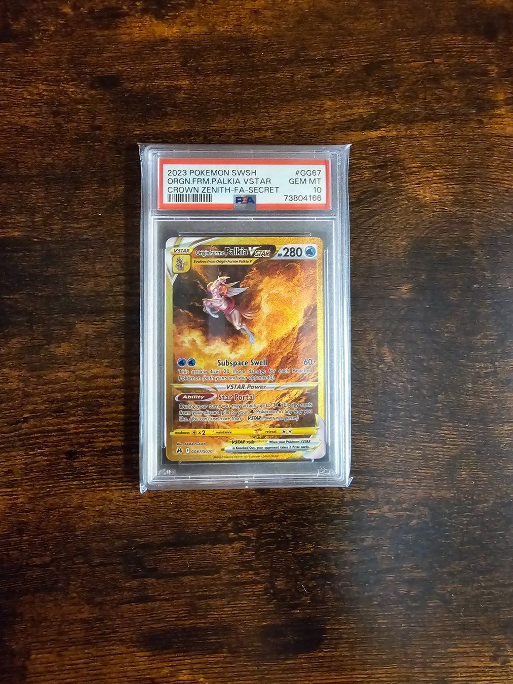 🔥Palkia VSTAR Gold Secret Rare, PSA 10, Top Zustand!🔥 (Neu (gemäss ...