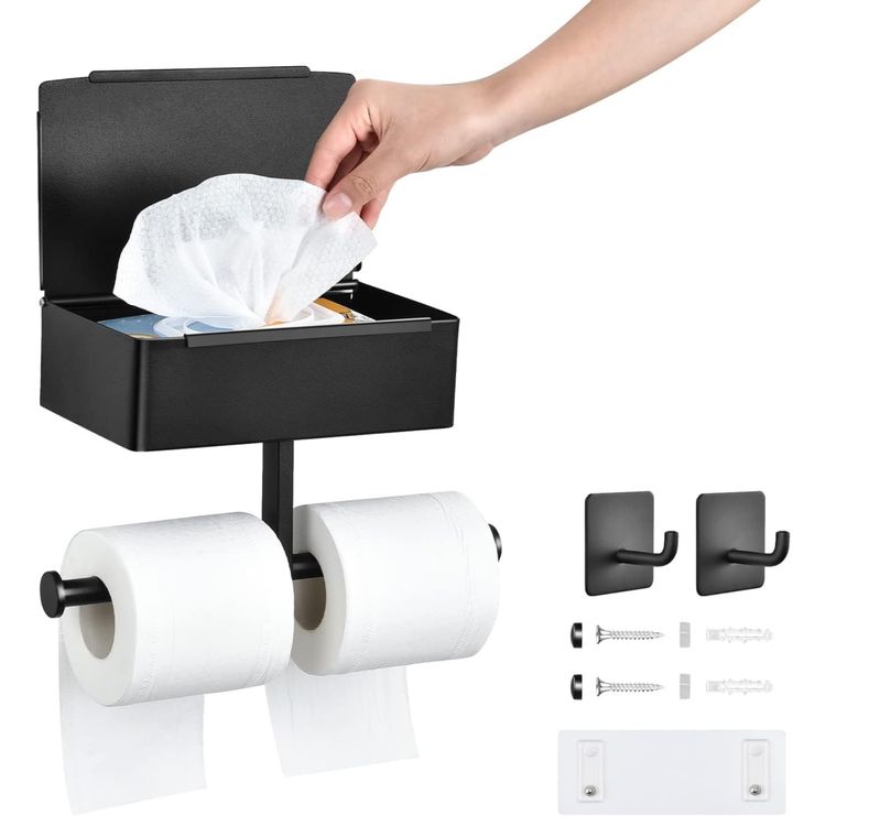 Toilettenpapierhalter Mit Feuchttucherbox