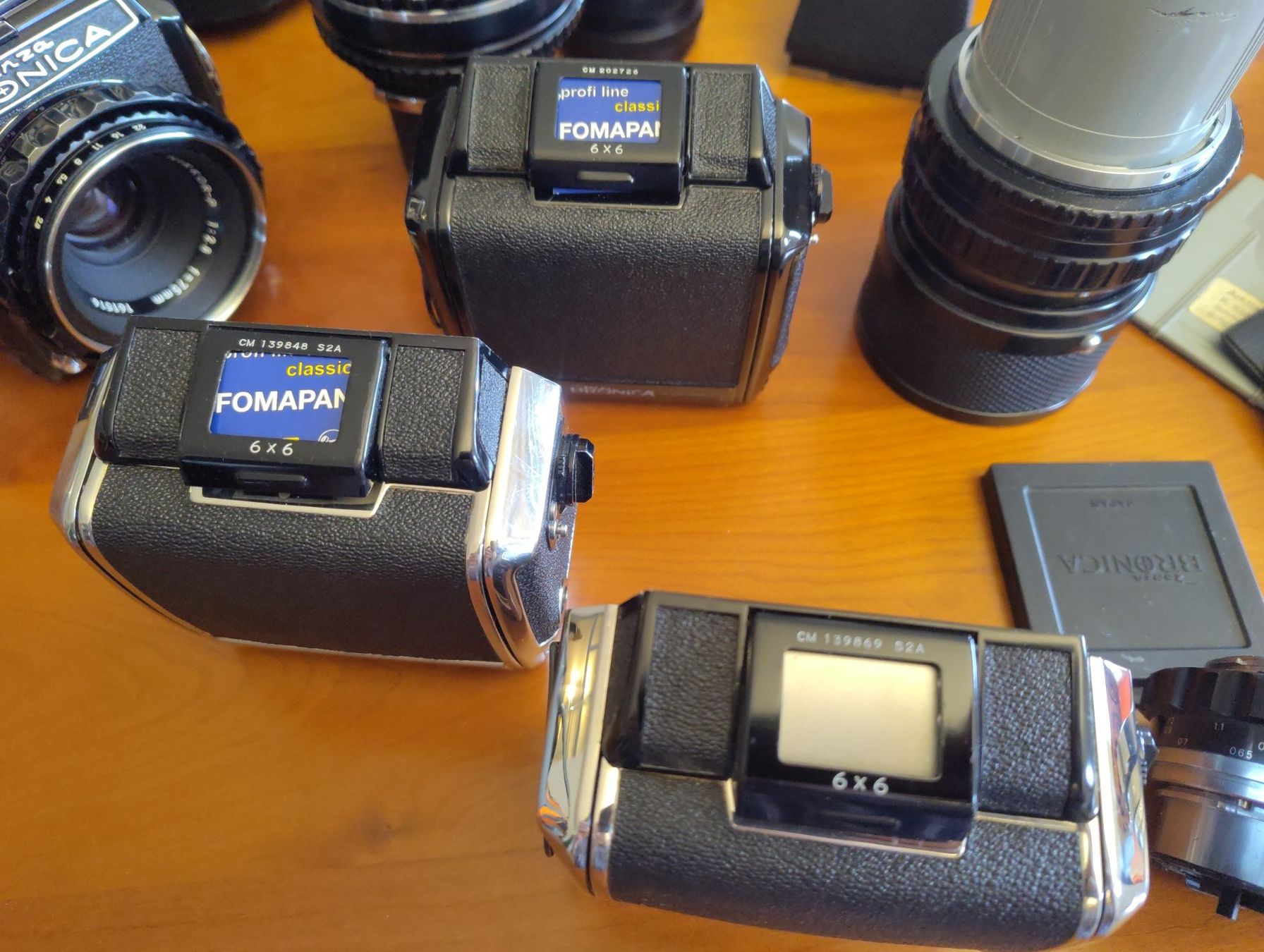 Zenza Bronica S2a 3 Magazine 4 Objektive (50, 75,135,200) (Gebraucht ...