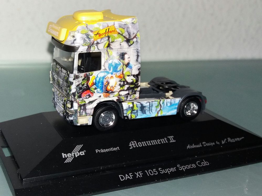 Herpa 1:87 - DAF XF facelift Zugmaschine "Monumen II" | Kaufen auf Ricardo