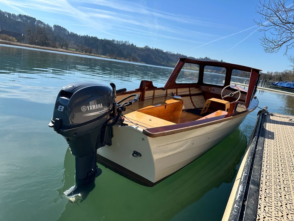 Motorboot Hensa Combi Bootsplatz Aare Mahagoni (Gebraucht) in Uettligen ...