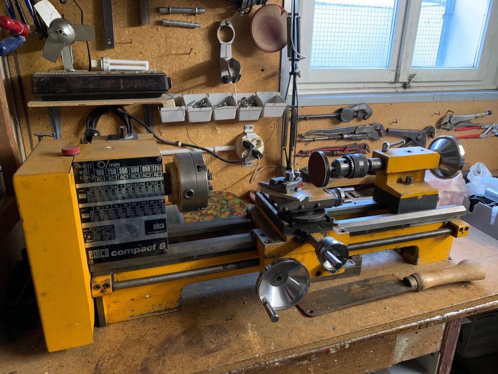 EMCO compact 8 Drehbank (D'occasion) à Bösingen pour CHF 690 – avec ...