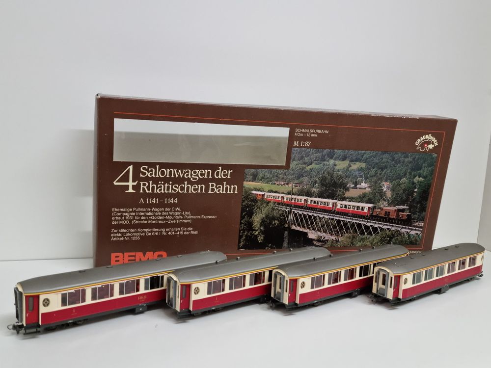 Bemo 3272/S RhB Nostalgiewagen Set (Gebraucht) in Oberbüren für CHF 116 – mit Lieferung auf ...