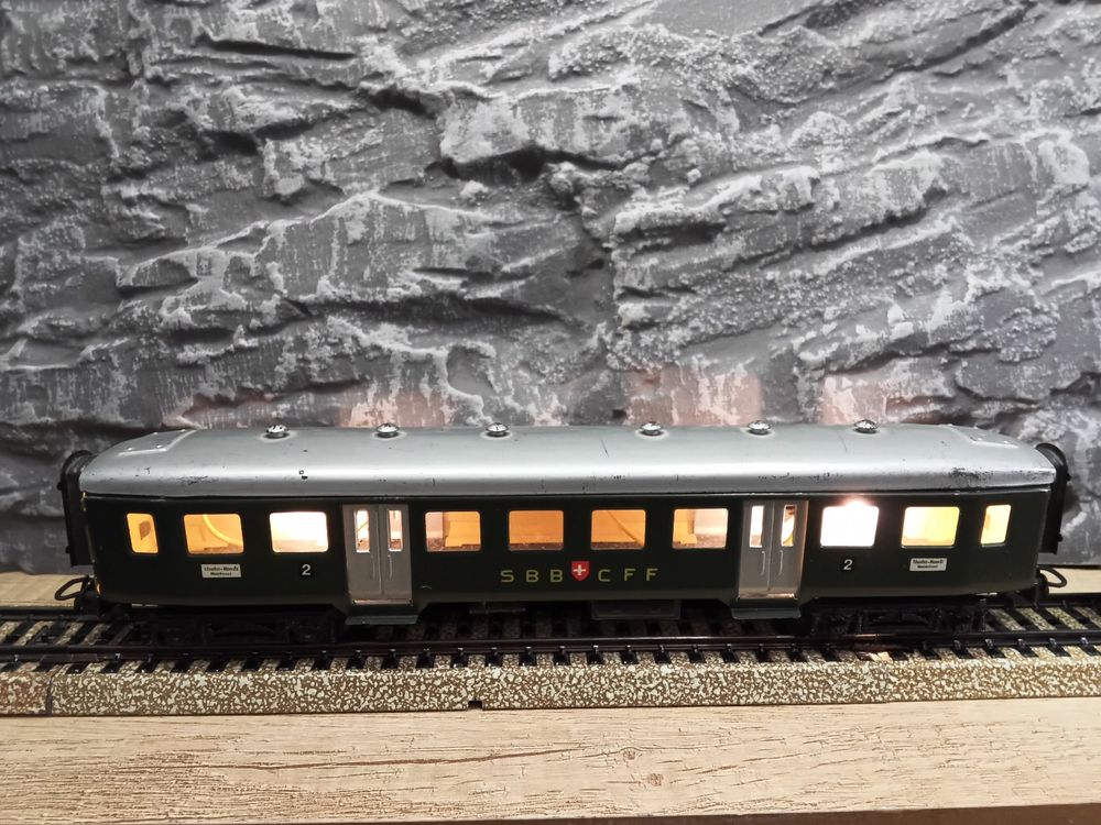 Märklin 5 tlg. SBB Gepäck - und Personenwagen Zug _ Spur H0 (Gebraucht) in Hombrechtikon für CHF ...