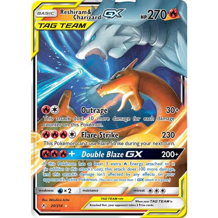 Reshiram & Charizard GX 020/214 - Pokémon TCG - EN | Kaufen auf Ricardo
