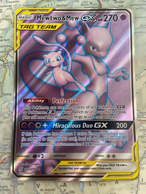 MewTwo & Mew GX TagTeam Ultra Rare | Kaufen auf Ricardo