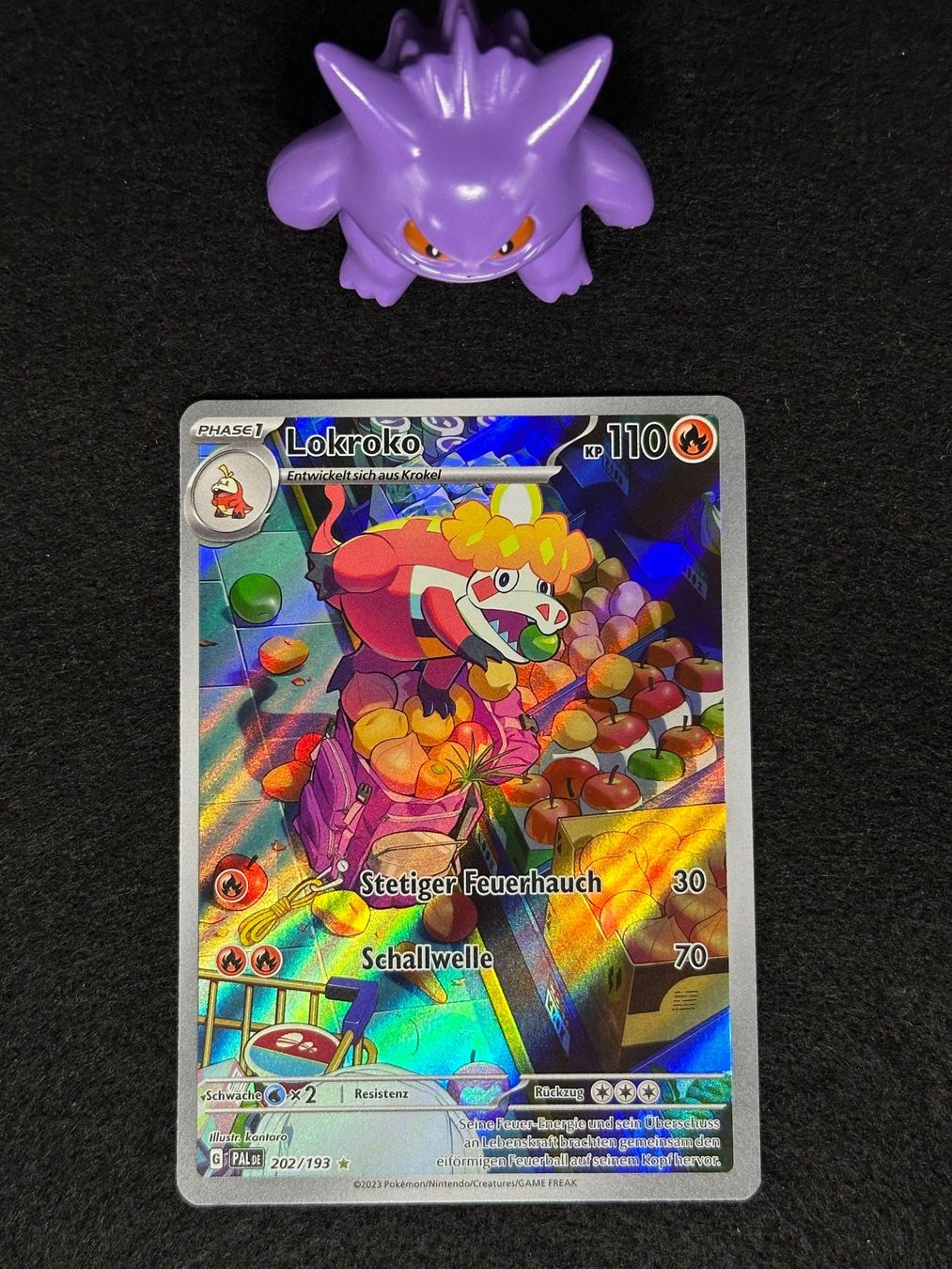 Pokemon Entwicklung in Paldea - Lokroko PAL 202 DE 🔴 (Neu (gemäss ...