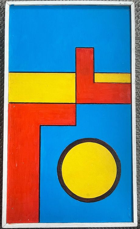 70. er Jahre Konkrete Moderne Gemälde | Kaufen auf Ricardo