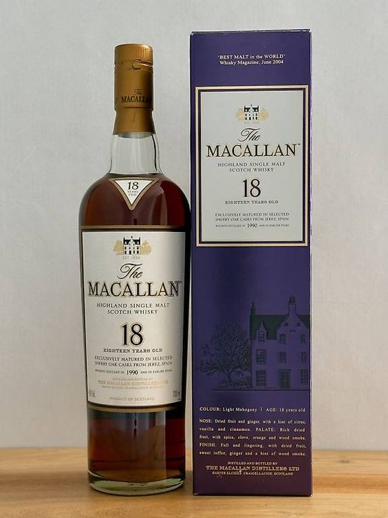 Macallan - 18Y - 1990 (Neu und originalverpackt) in Zofingen für CHF 750 – mit Lieferung auf ...