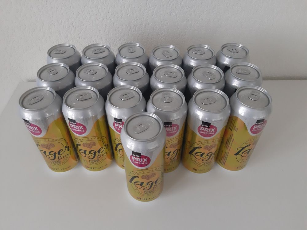 Prix Garantie Lager-Bier hell 19x5dl Dosen | Kaufen auf Ricardo