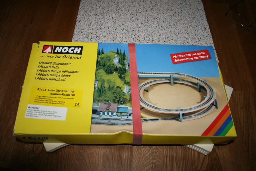 NOCH Laggies 53104 HO Gleiswendel 2-gleisig (Neu und originalverpackt ...