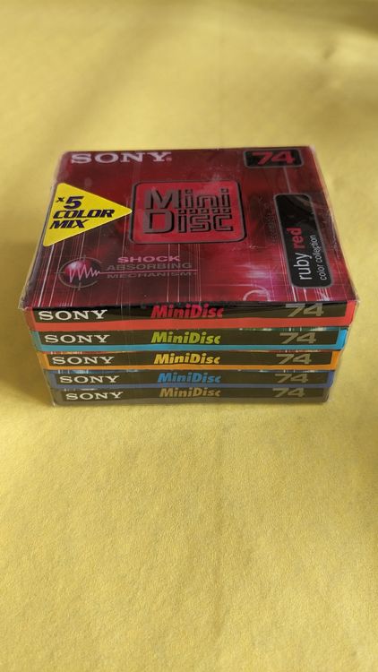 MiniDisc 74min 5er Pack, originalverpackt | Kaufen auf Ricardo