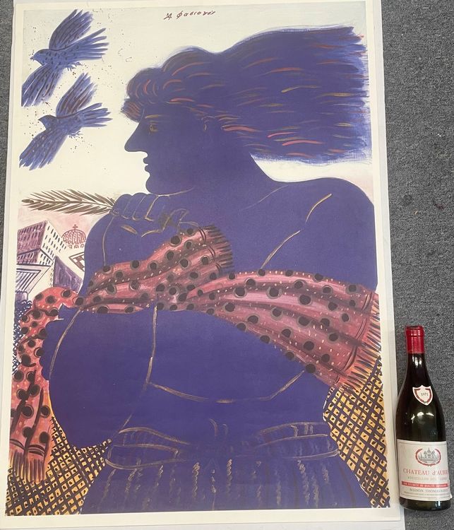 Grosse Sehr Interessante Lithografie Unleserlich Signiert (Gebraucht) in Root für CHF 10 – mit ...