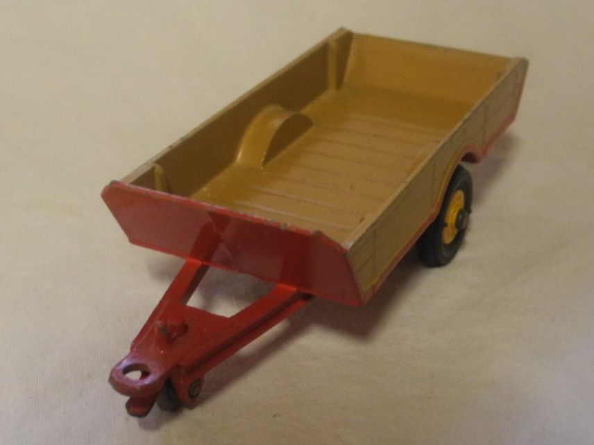 DINKY TOYS NR. 320 FARM TRAILER REMORQUE MINIMST BESPIELT (Gebraucht ...