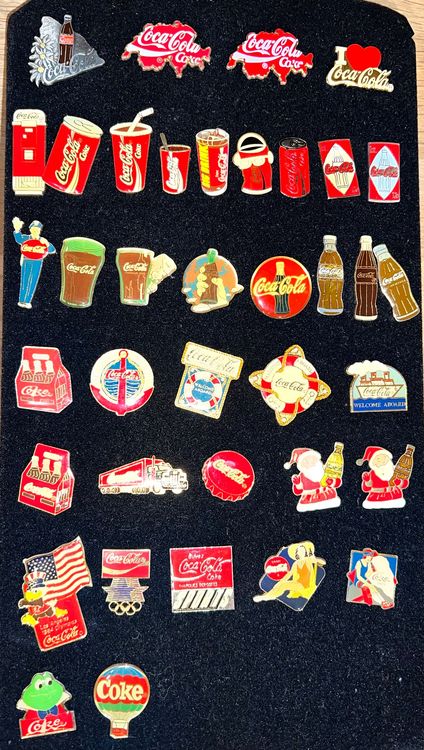 38 Stk. Coca Cola / Coke Pin gebraucht | Kaufen auf Ricardo