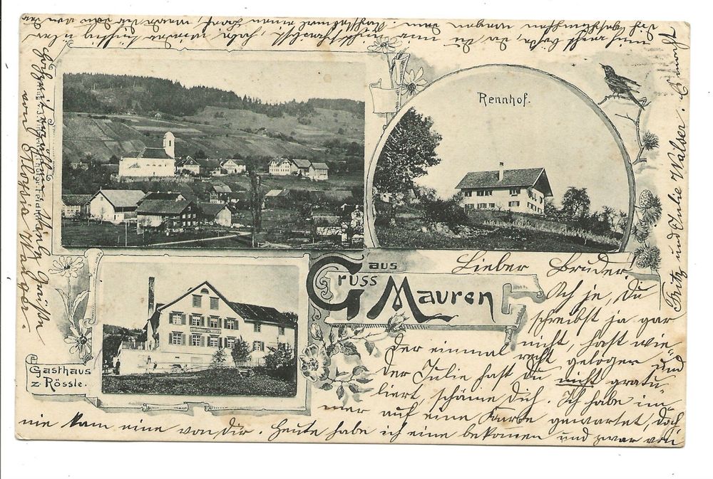 Gruss Aus Mauren Fl Gasthof Zum Rössle Kaufen Auf Ricardo