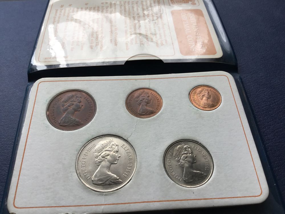 Grossbritannien 1968 , Britains First Decimal Coins (Neu und ...