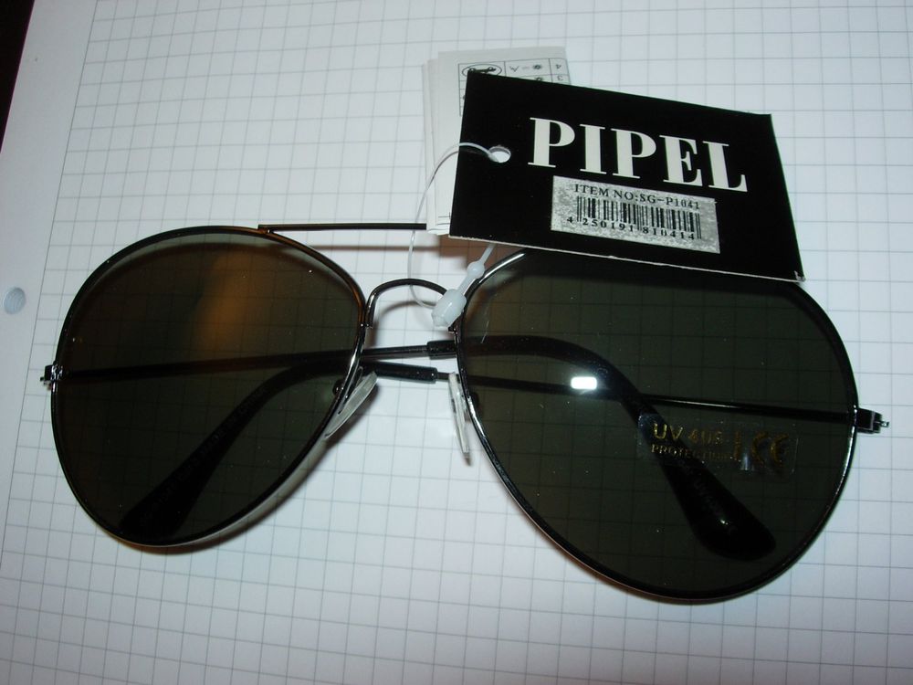 Sonnenbrille PIPEL schwarz | Kaufen auf Ricardo
