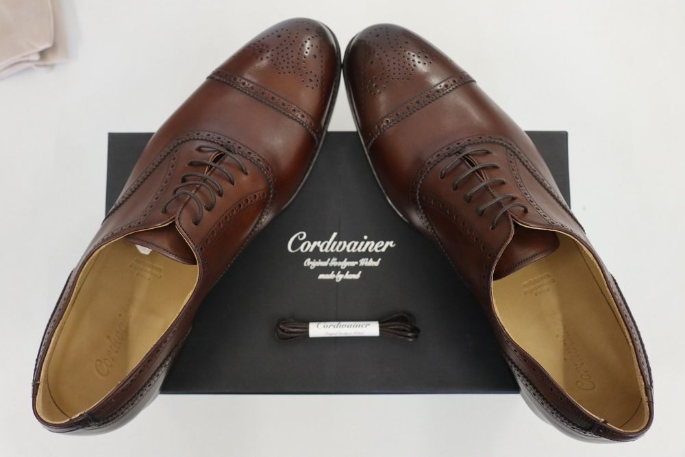 Braune Cordwainer Original goodyear Schnürschuhe, Gr. 12 (Neu (gemäss ...