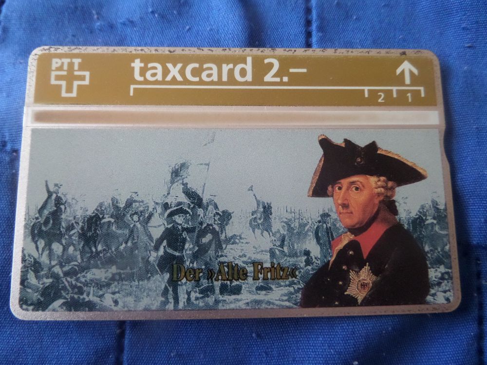 PTT Taxcard "Alter Fritz" Fruehling Rarität zu verkaufen! (Neu (gemäss ...