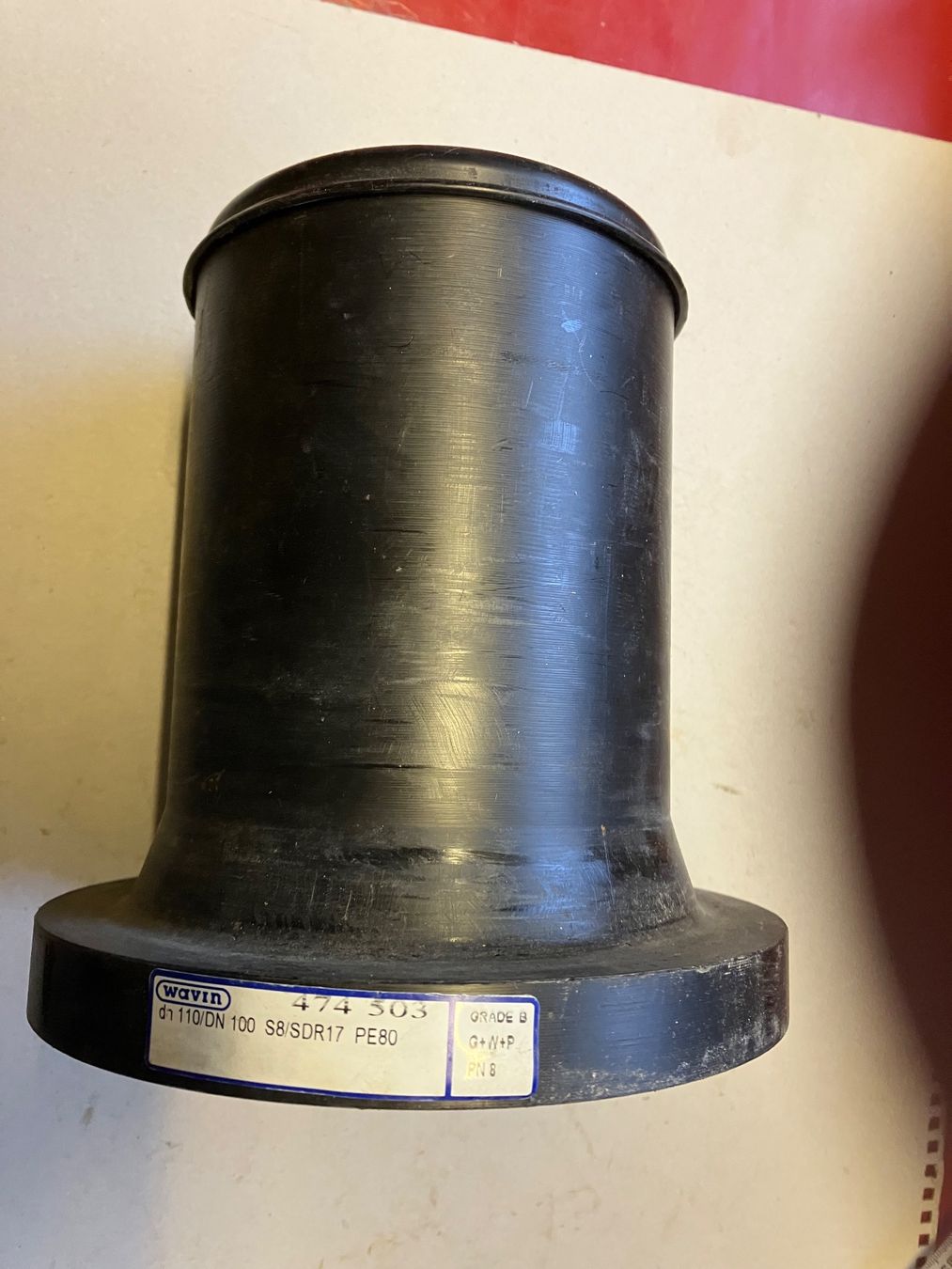Wavin Rohr DN 100, S8 SDR17 PE80, aus Lagerhaltung (Neu (gemäss ...
